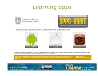 UNAM online spirit, from Mexico to all Spanish speaking teachers and ...
