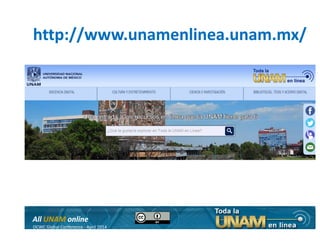 UNAM online spirit, from Mexico to all Spanish speaking teachers and ...