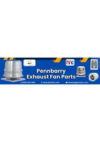Pennbarry exhaust fan replacement parts-PartsHnC | PDF