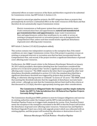 Delaware Riverkeeper Letter to DRBC Requesting Intervention to Stop ...