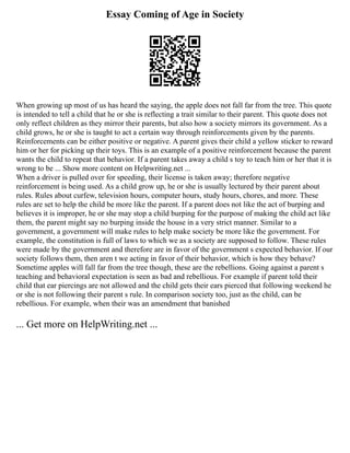 Penn Foster English Essay - PHDessay.Com