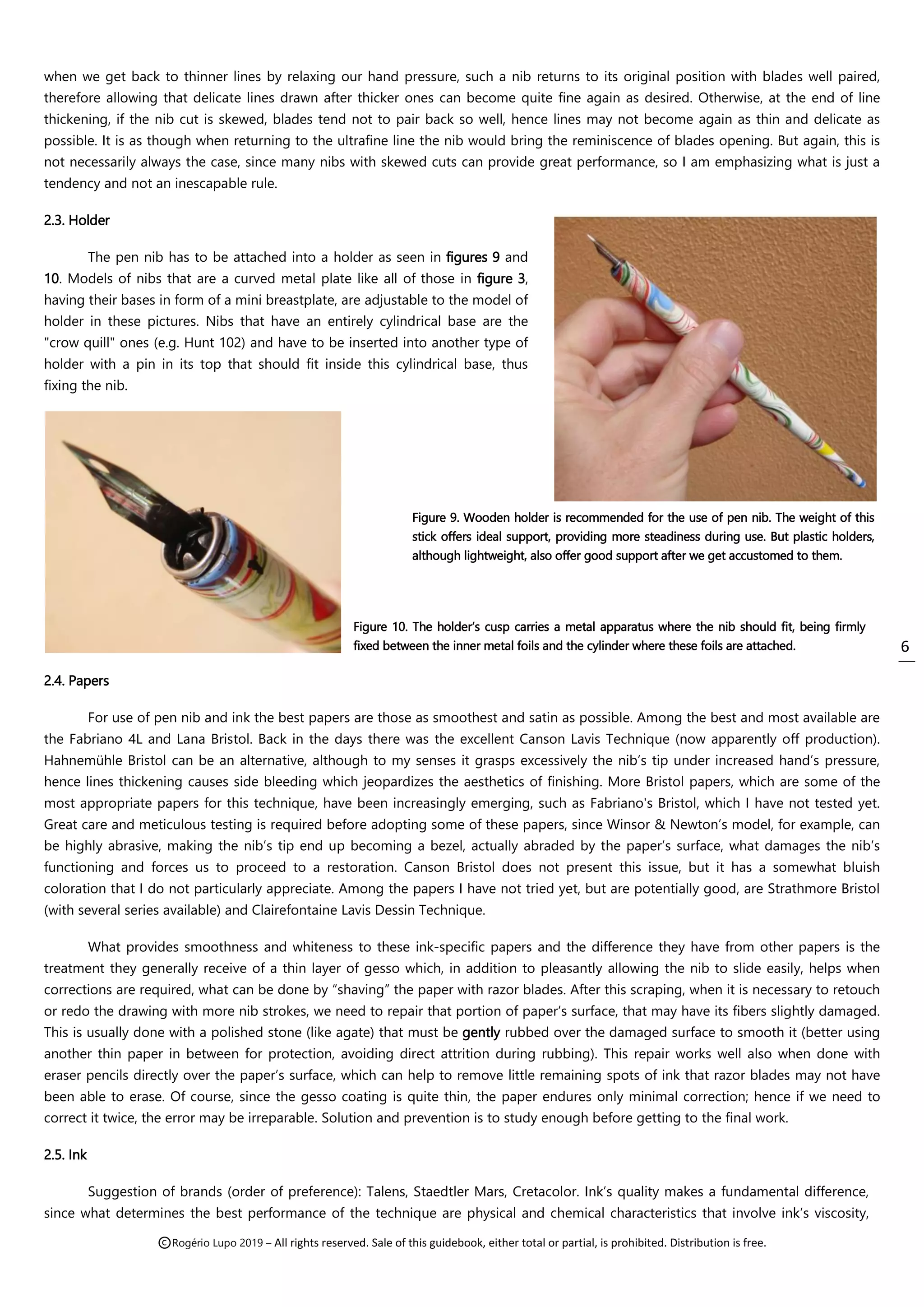 Pen nib and ink - Guide to the technique of hatching | PDF