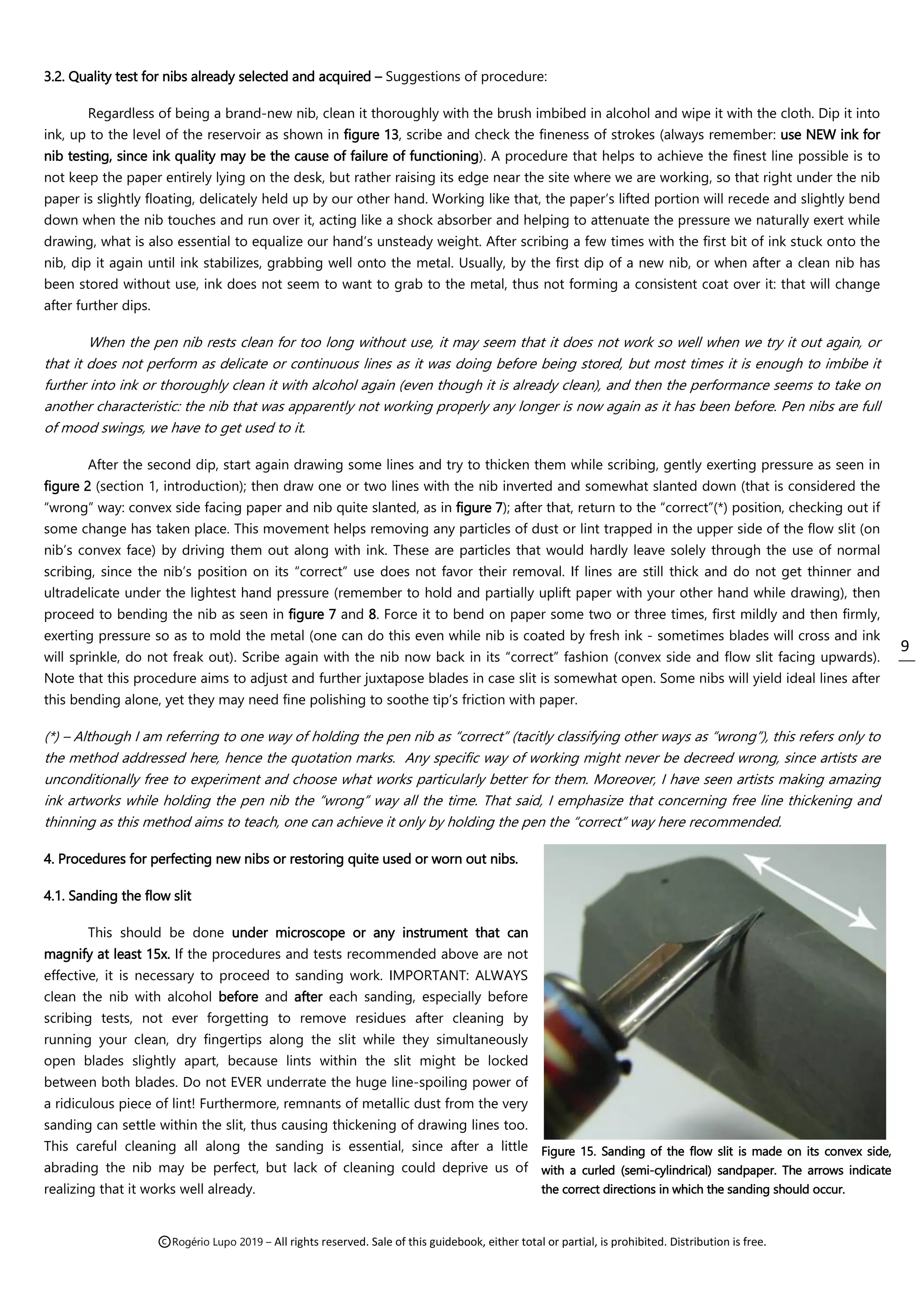 Pen nib and ink - Guide to the technique of hatching | PDF