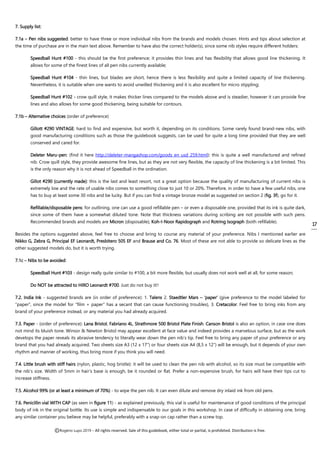 Pen nib and ink - Guide to the technique of hatching | PDF
