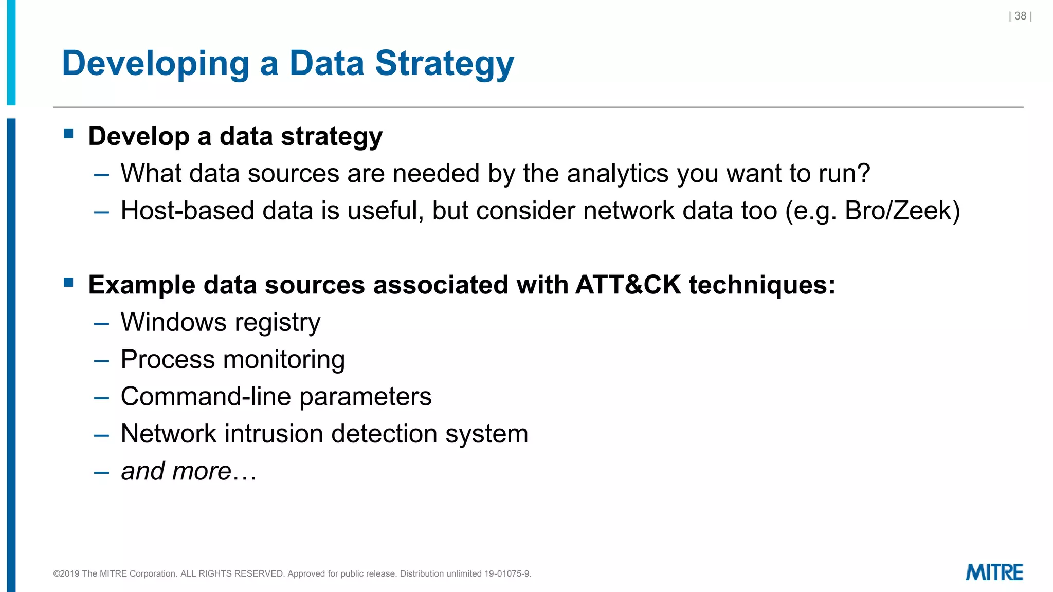 RH-ISAC Summit 2019 - Adam Pennington - Leveraging MITRE ATT&CK™ for Detection, Analysis ...
