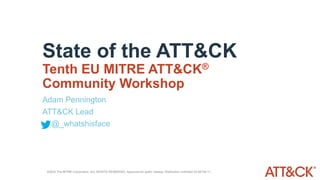 State of ATT&CK | PPT