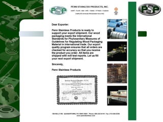 Penn Stainless Products: Who are We? | PPT | Woodworking | Arts and Crafts