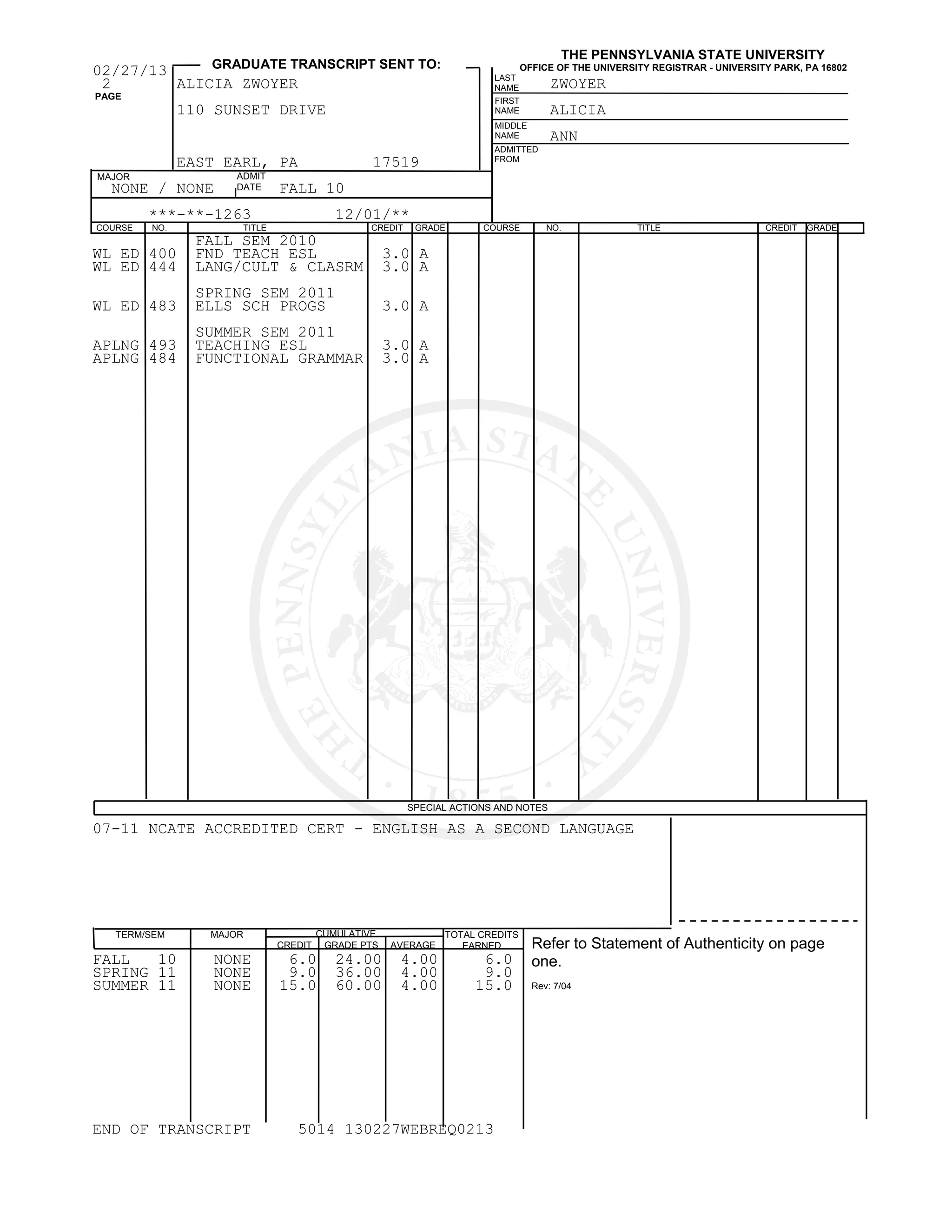 Penn State Berks | PDF