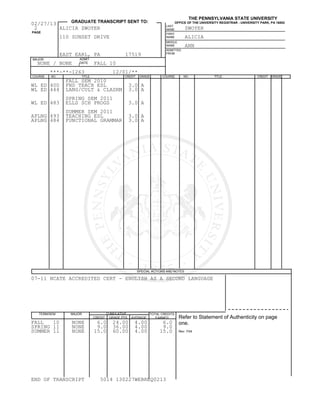 Penn State Berks | PDF