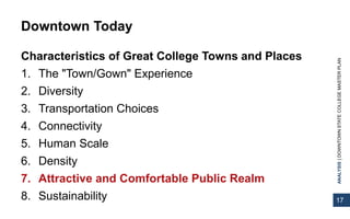 Downtown Master Plan Draft Summary | PDF