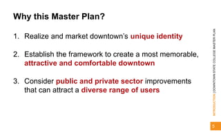 Downtown Master Plan Draft Summary | PDF