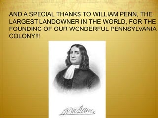 Pennsylvaina colony | PPT
