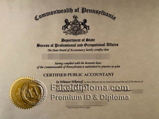 Pennsylvania CPA certificate | PPT