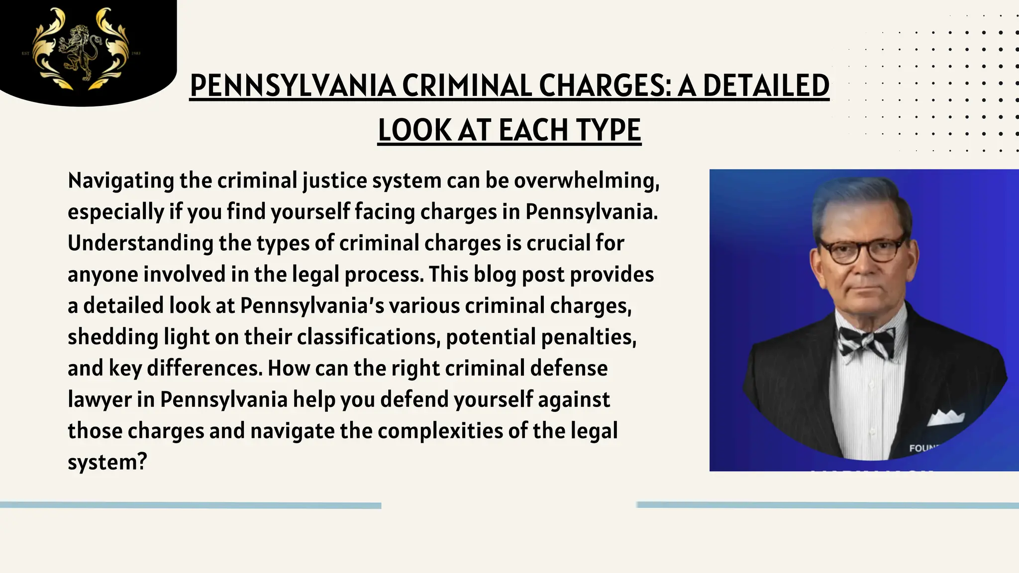 Pennsylvania Criminal Charges: A Detailed Look at Each Type | PDF