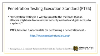 PennTesting Sécurité informatique cours L2 | PPTX