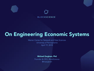 On Engineering Economic Systems | PPT