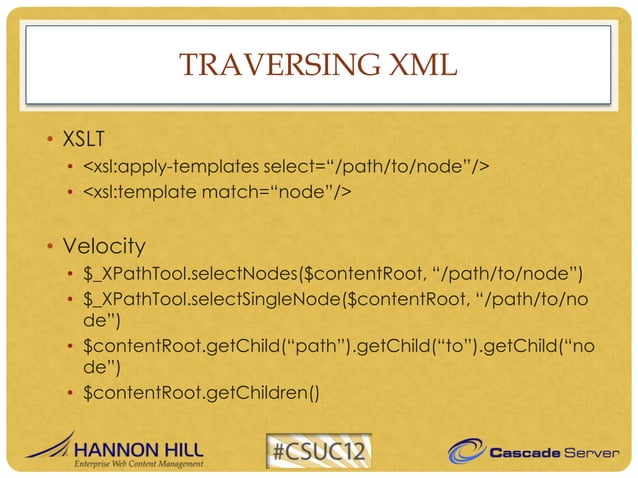 Velocity 101 in Cascade Server CMS, by Penny Harding | PPTX