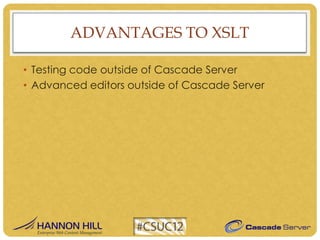 Velocity 101 in Cascade Server CMS, by Penny Harding | PPTX