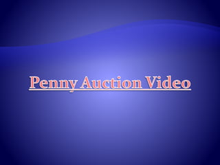 Penny Auction Sites | PPTX