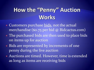 Penny Auction Sites | PPTX