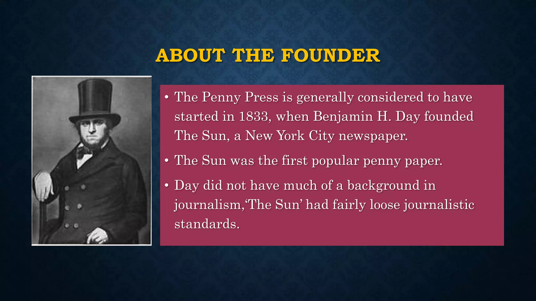 Penny Press Newspaper PPT | PPTX