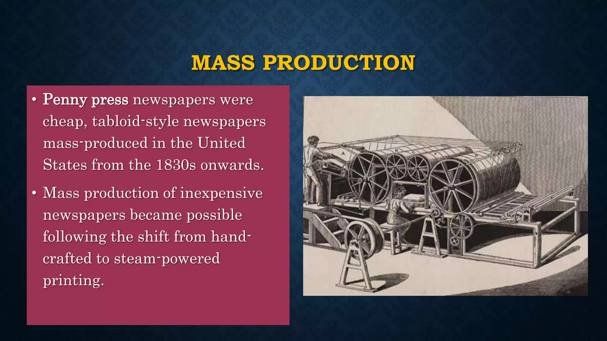 Penny Press Newspaper PPT | PPTX
