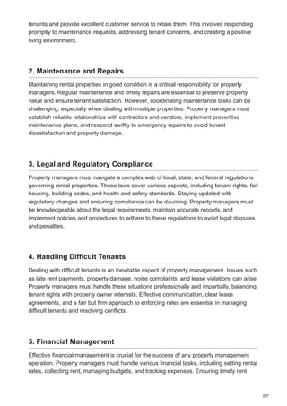 Common Challenges Faced by San Diego Property Managers.pdf | Real Estate Industry | Industries