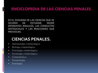 PENOLOGIA cap. I & II | PPTX