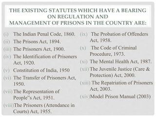 Prison reform commitee in india | PPTX