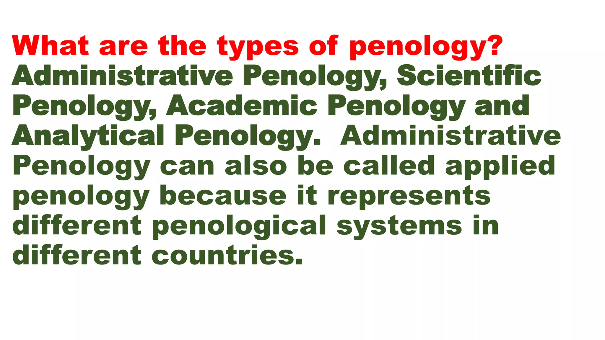 Penology | PPTX
