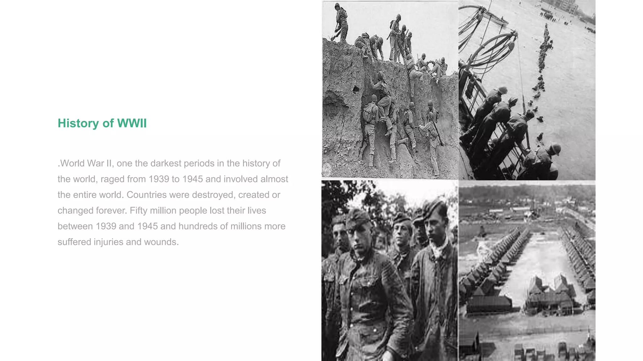 Effect of WW2 on prisons | PPT