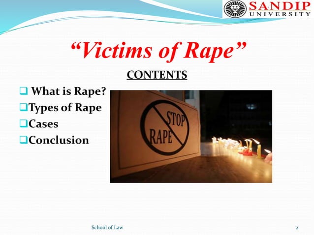 Penology & Victimology - Victims of Rape PPT.pptx