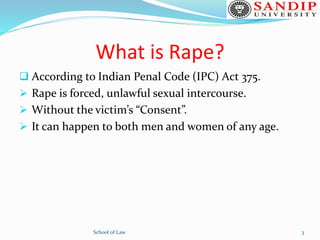 Penology & Victimology - Victims of Rape PPT.pptx