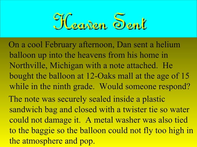 Pen pals Shelly & Dan | PPT