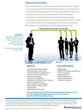 Provider Exchange Network Whitepaper | PDF | Business | Business and ...