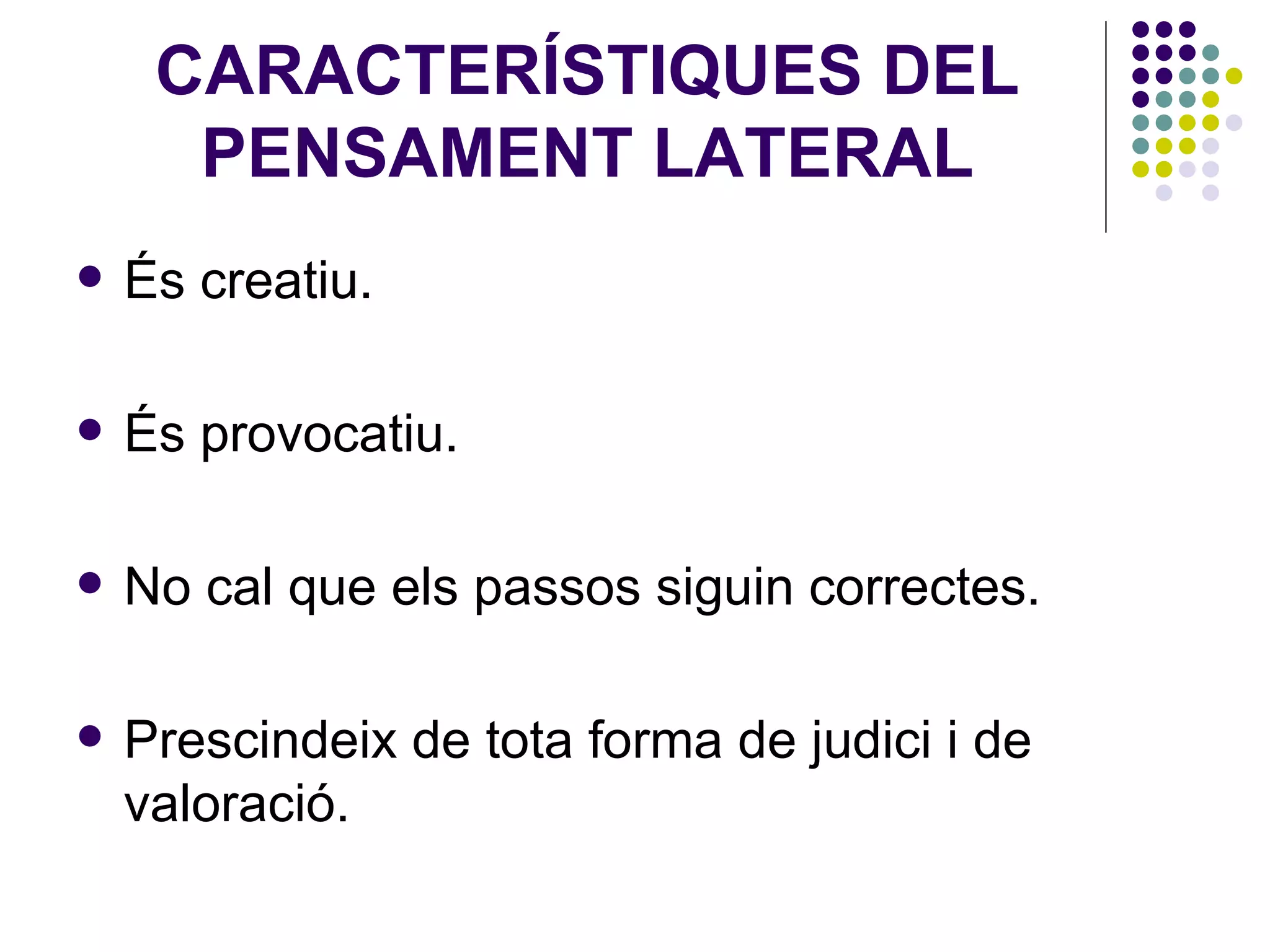 Pensament lateral | PPT