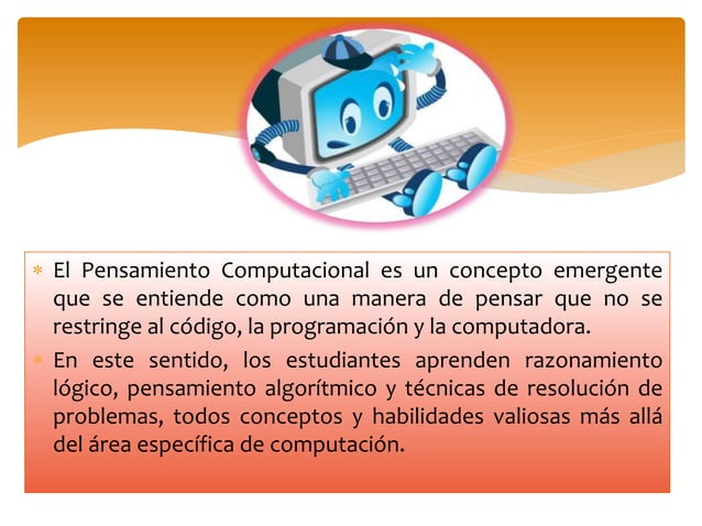 Pensamiento computacional-en-el-aula-diapos | PPTX