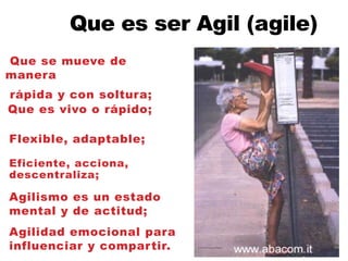 Pensamiento Agil y LEAN en la organización | PPTX