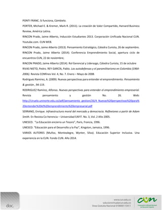 Pensamiento cunista 1 cartilla catedra institucional identidad | PDF