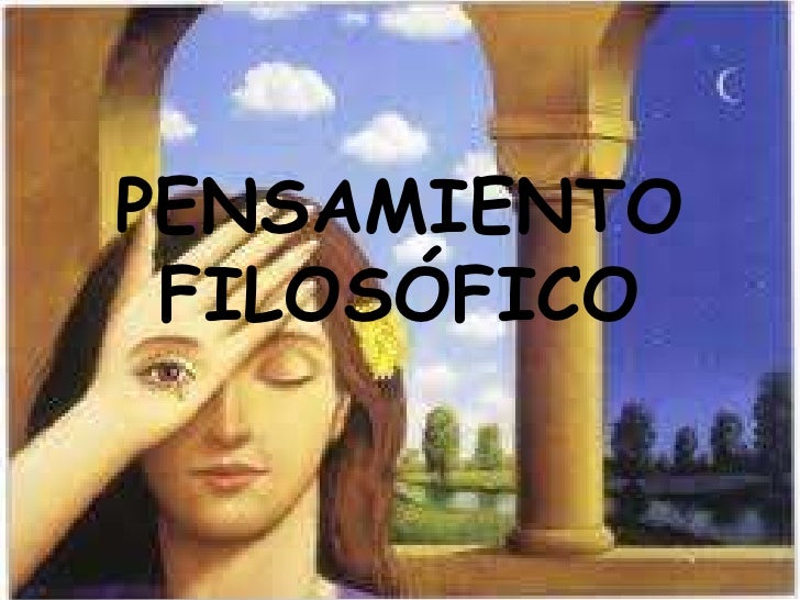 Pensamiento filosófico