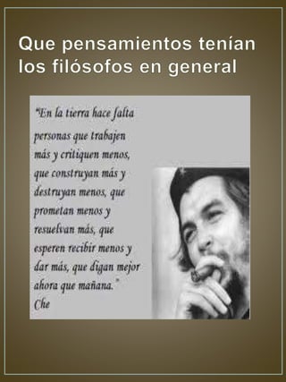 Pensamiento filosofico | PPTX
