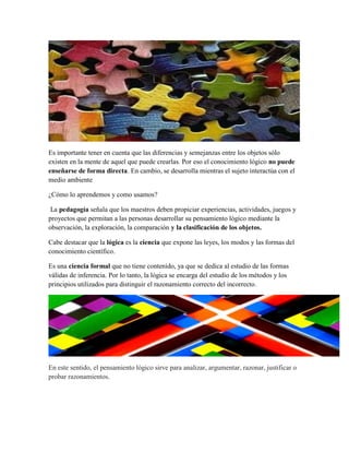 Pensamiento logico | PDF