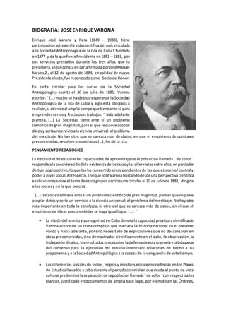 Pensamiento pedagogico de varios autores | DOCX