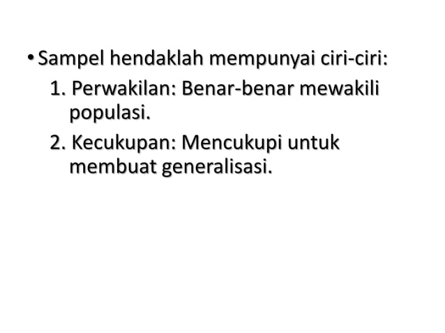 Pensampelan Dr. Kamarul | PPSX