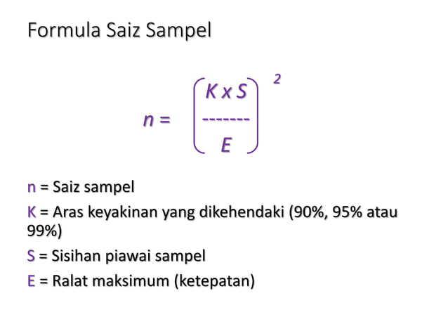 Pensampelan Dr. Kamarul | PPSX
