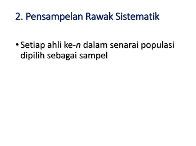 Pensampelan Dr. Kamarul | PPSX