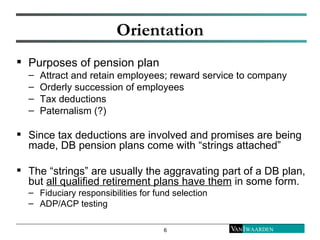 Pension accounting primer | PPT