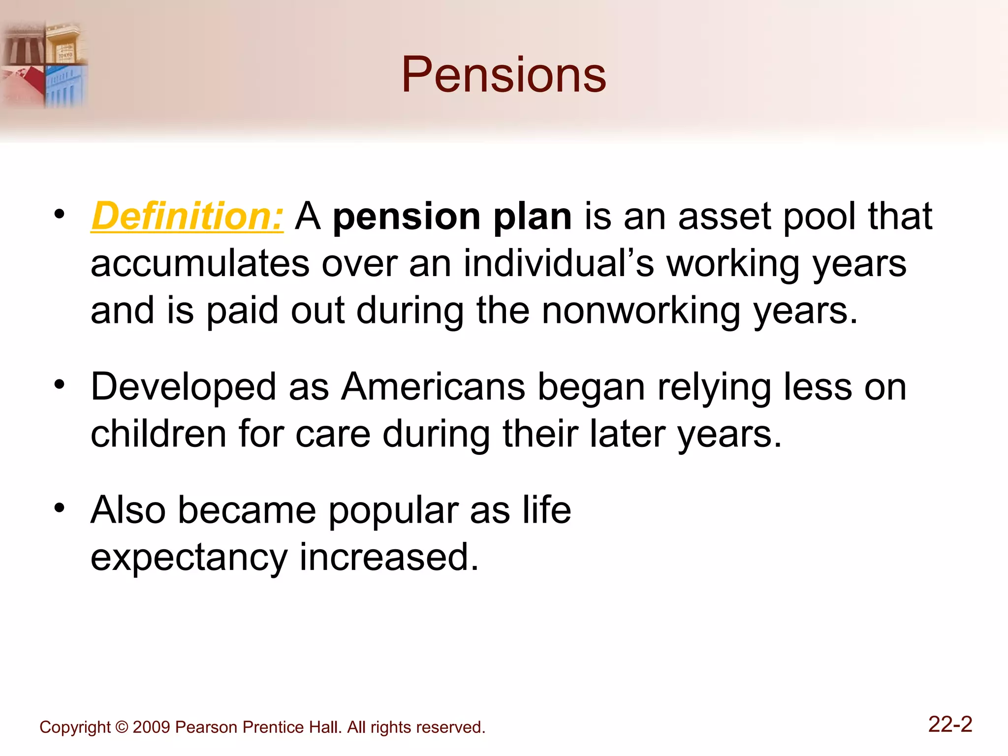 Pension funds | PPT