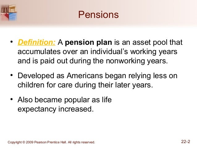 Pension Funds Pension Funds