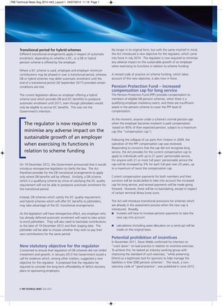 Pensions Act 2014: all you need to know | PDF | Government Support and ...